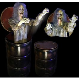 Zombie Barrel Female : Poison Props Animatronic Prop - FrightProps.com