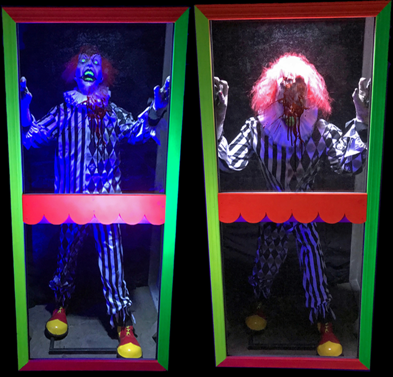Clown Window Banger : Poison Props Animatronic Prop