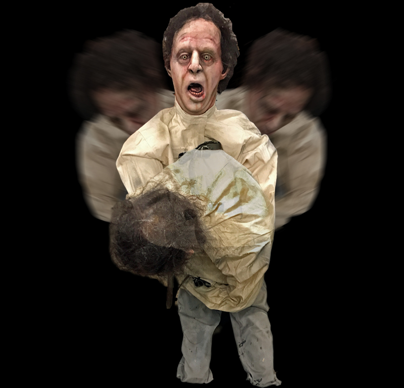 Psycho Kneeling Twitcher : Poison Props Animatronic Prop