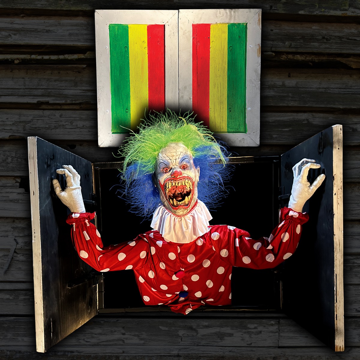 Clown Shutters : Poison Props Animatronic Prop